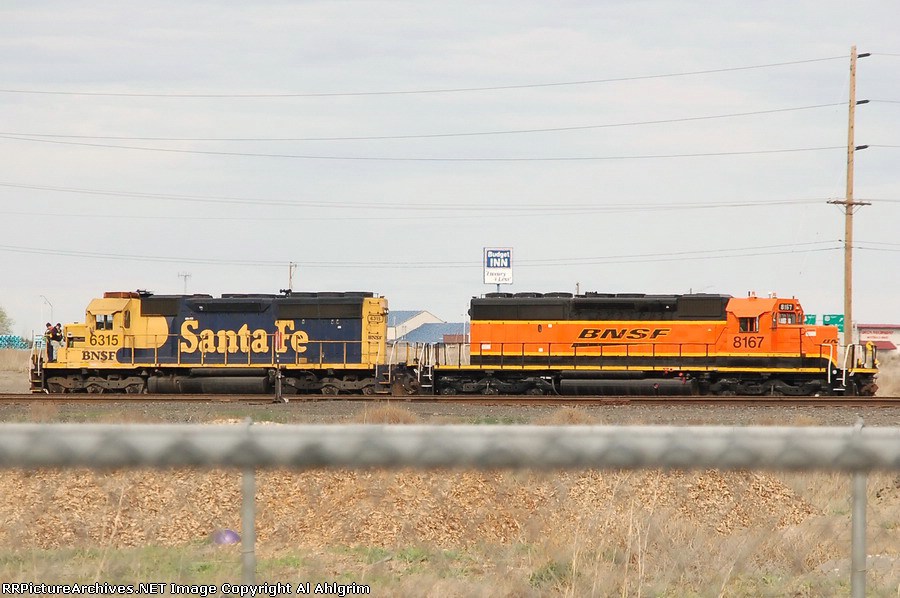BNSF 6315 & 8167